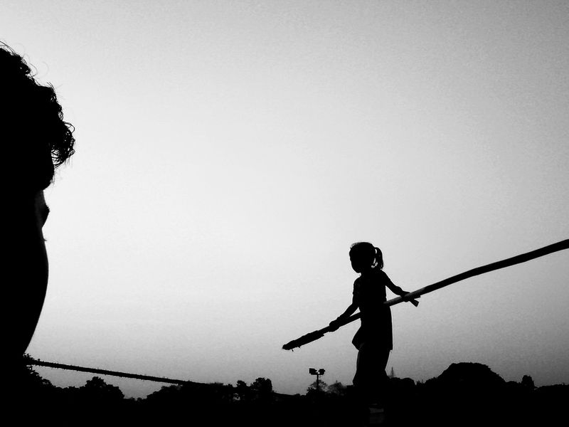 Walking on the rope. | Smithsonian Photo Contest | Smithsonian Magazine