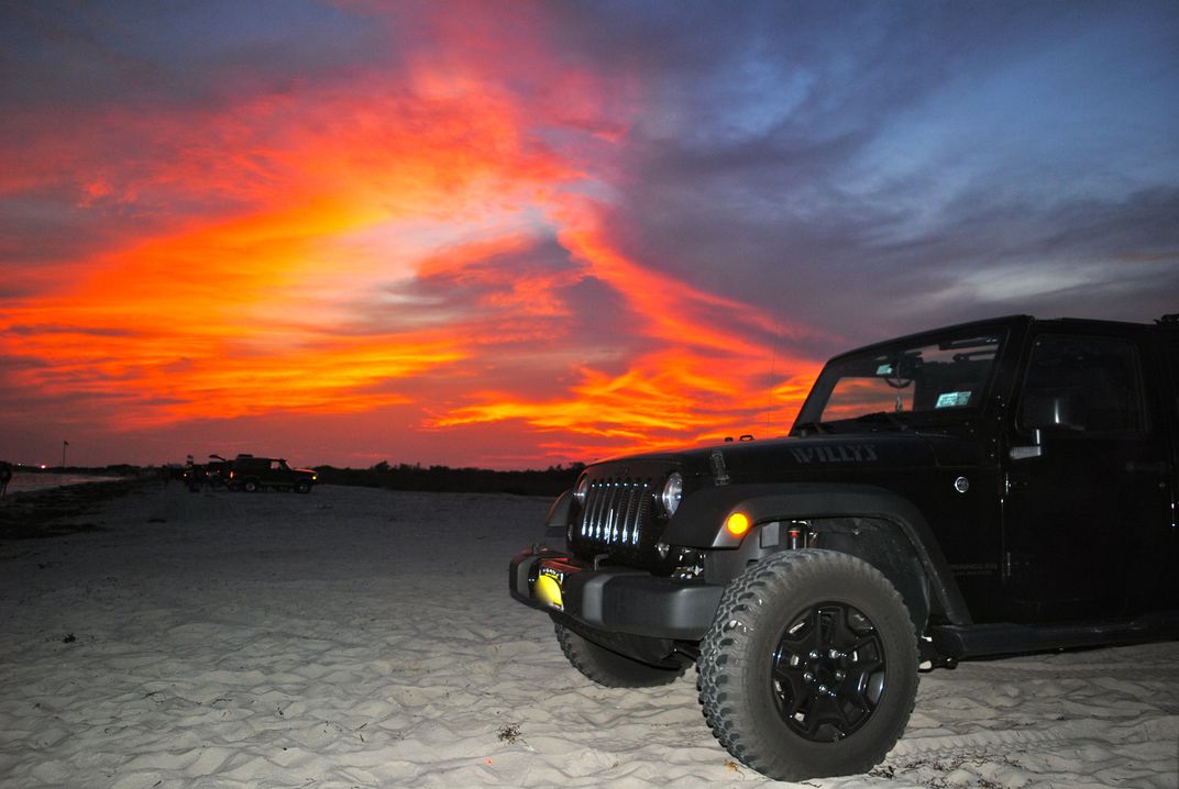 Jeep Willy's on the beach at Sunset | Smithsonian Photo Contest ...