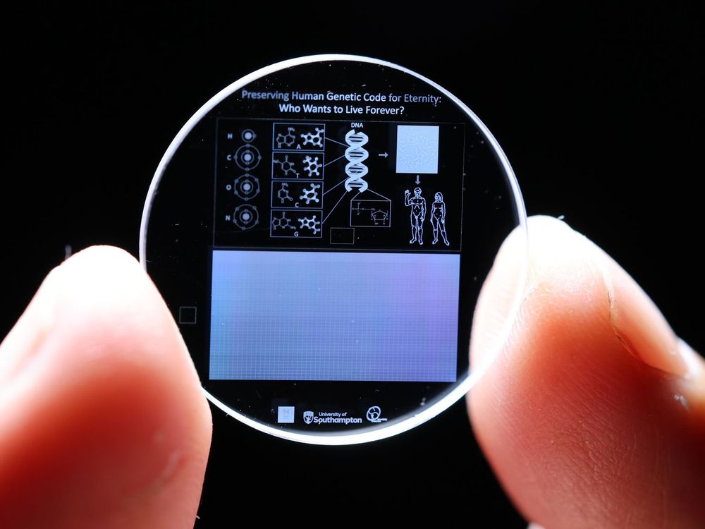In Case Humans Go Extinct, This Memory Crystal Will Store Our Genome ...
