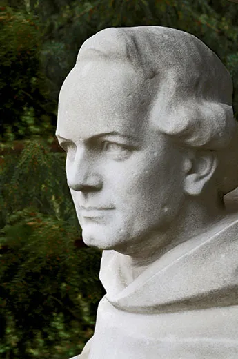 gregor mendel statue